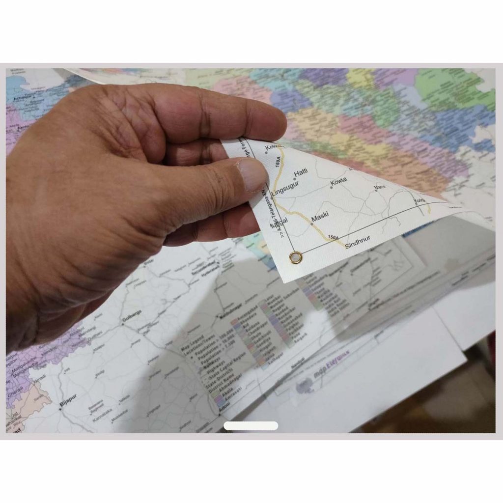Maps of | Districts of | KERALA | on Tear-Resistant SYNTHETIC PAPER with Eyelets | Districts ...